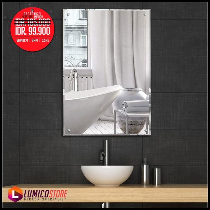 Jual Kaca Cermin Wastafel Modern Minimalis Rectangle | Shopee Indonesia