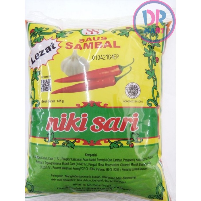 Jual Saos sambal Niki Sari 655g | Shopee Indonesia