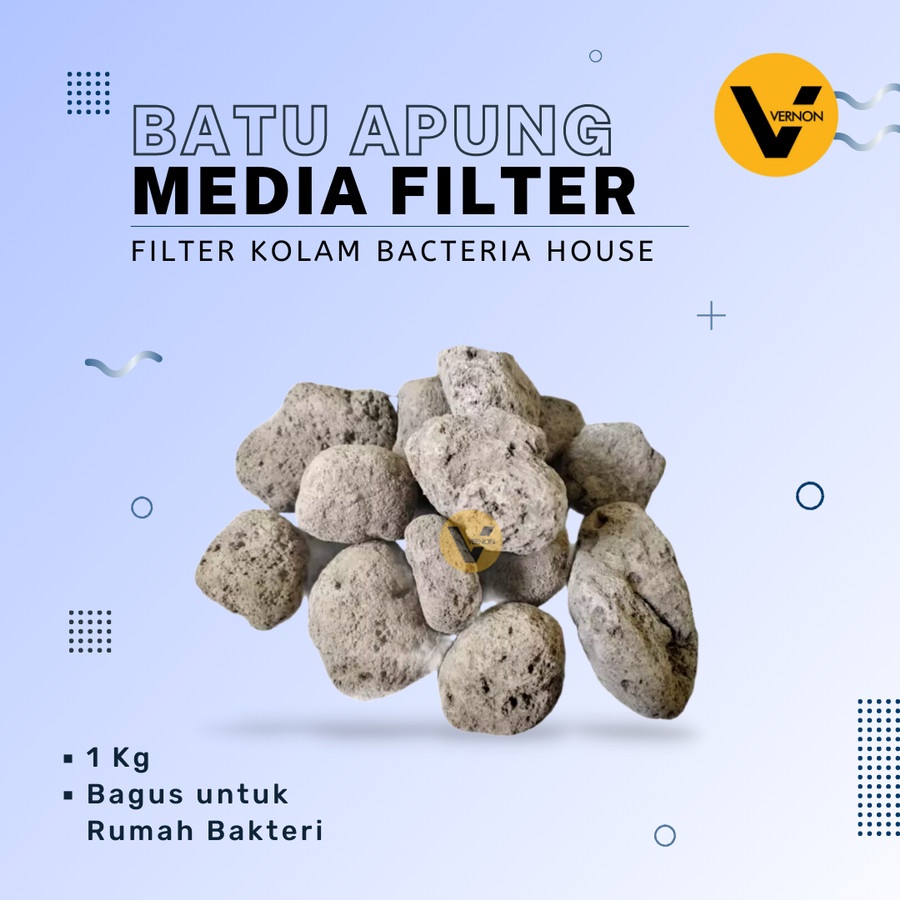 Jual Batu Apung Pumice Stone Media Filter Kolam Aquarium Rumah Bakteri ...