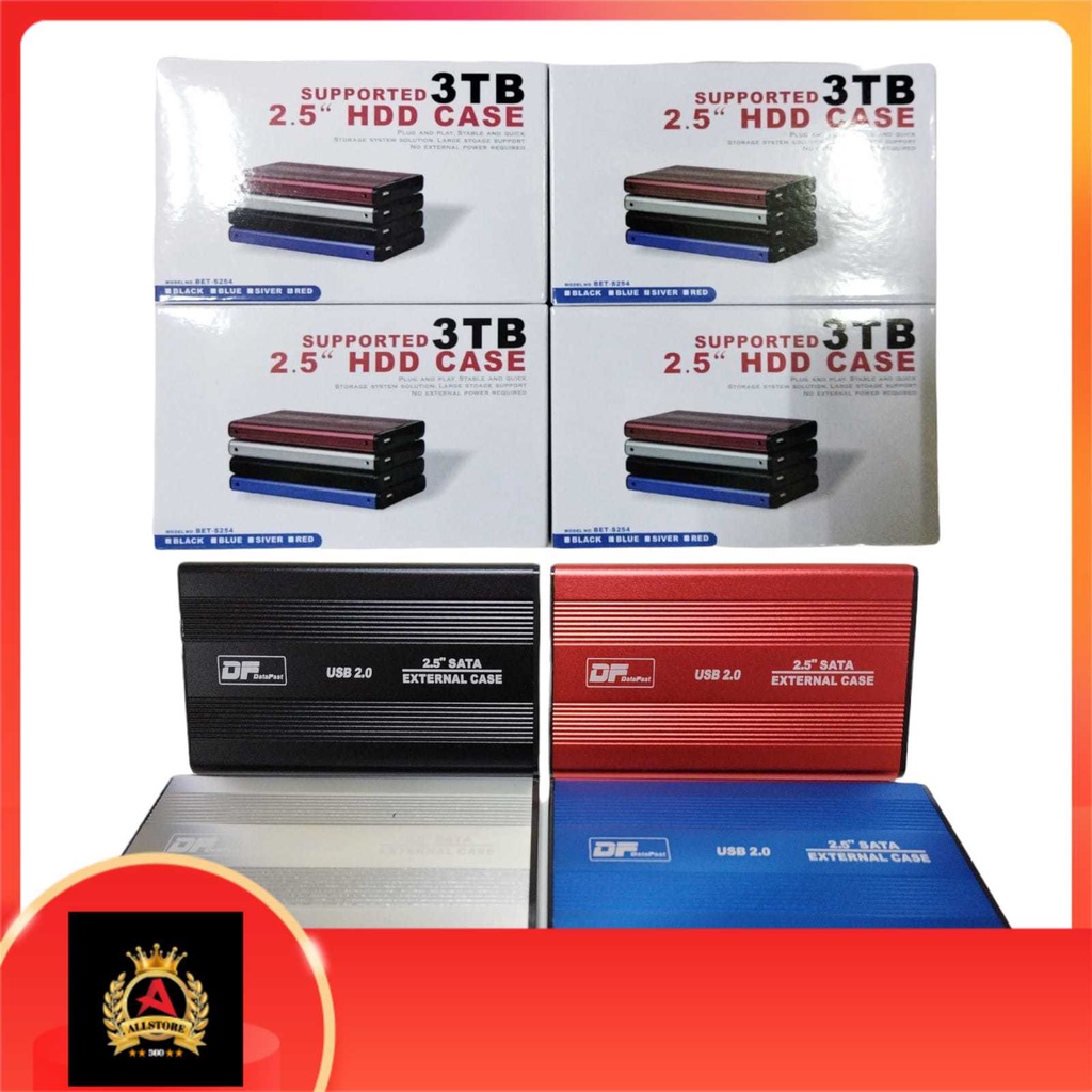 Jual Casing Hardisk External 2.5" SATA USB 2.0 HDD/ CASING HDD Enclosure | Shopee Indonesia