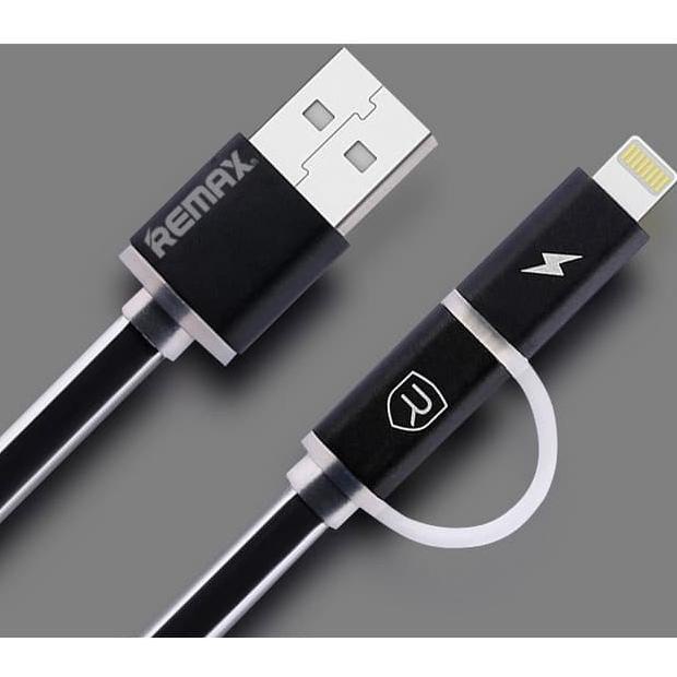 Jual Remax Aurora High Speed Double Sided Micro Usb / Lightning RC-020t ...