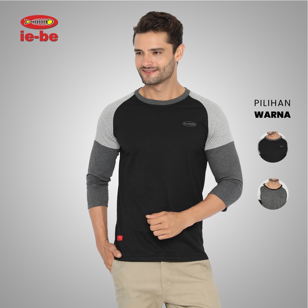 Jual Kaos IEBE Tangan 7/8 L1EI2027 | Shopee Indonesia
