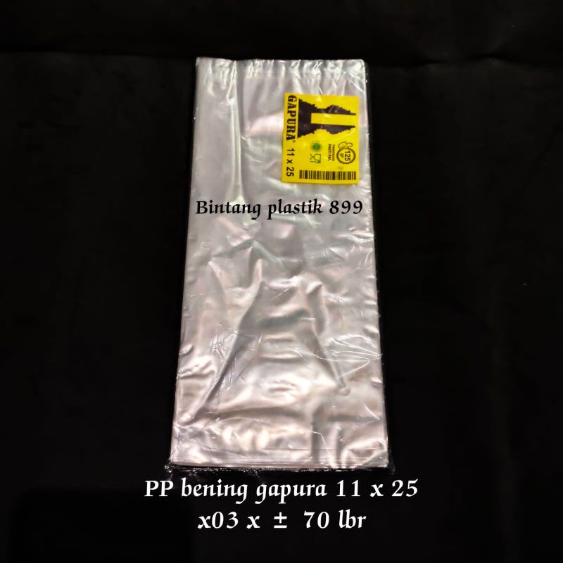 Jual kantong Plastik PP Bening gapura Uk 15x30-15x20-12x25-11x25-12x20-12x16-10x20-10x15-8x12 ...