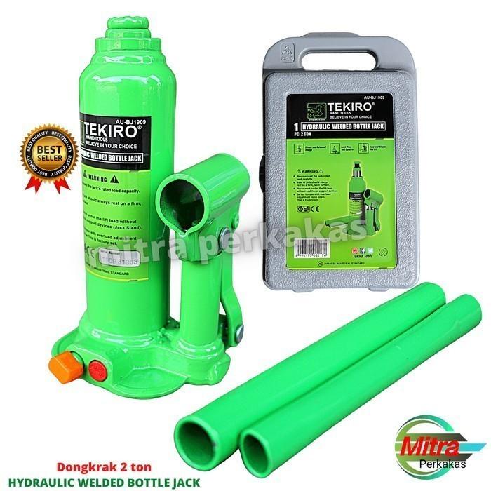 Jual TEKIRO Dongkrak Botol 2 TON / Hydraulic Welded Bottle Jack AU ...