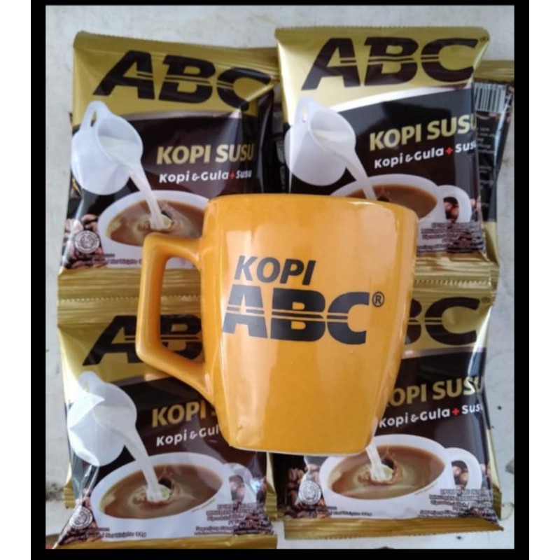 Jual kopi ABC 20 sachet free gelas keramik | Shopee Indonesia