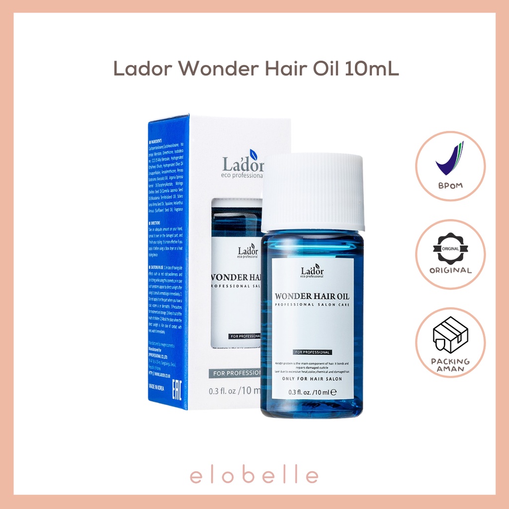 Jual Lador Wonder Oil 10mL Small Size Wonder Series / Lador Hair Oil ...