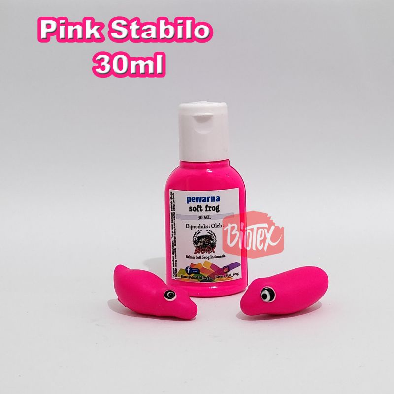 Jual Biotex Pewarna Lateks Soft Frog 30 Ml Pink Stabilo | Shopee Indonesia