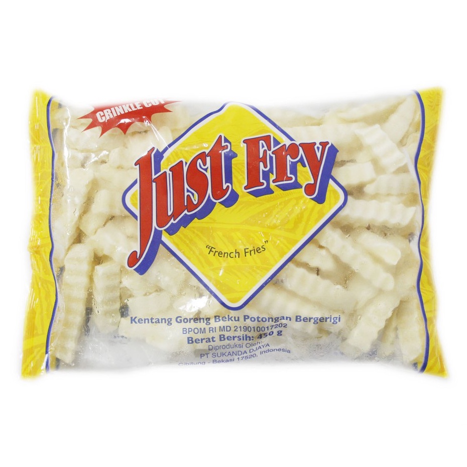 Jual Just Fry Kentang Crincle Cut 450gr - 900gr / Kentang Goreng Murah ...