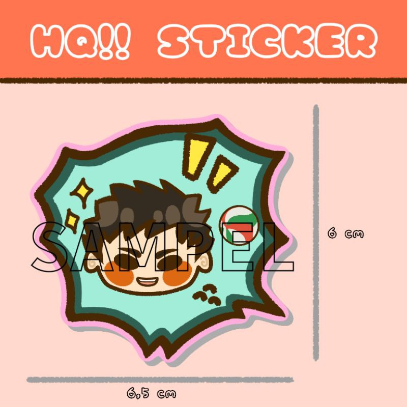 Jual [Haikyuu!!] Sawamura Daichi Fanart Sticker by @zal.shi | Shopee ...