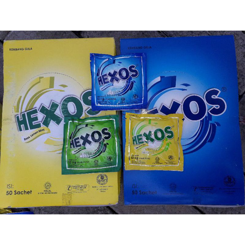 Jual permen hexos 1 box isi 50 sct | Shopee Indonesia