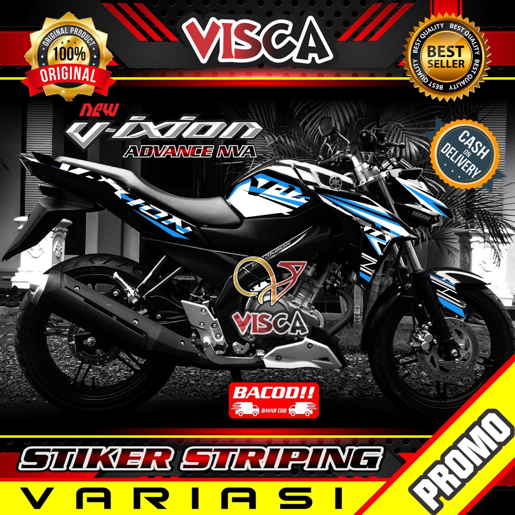 Jual Striping Vixion Advance Nva - Stiker Sticker Striping Variasi Lis ...