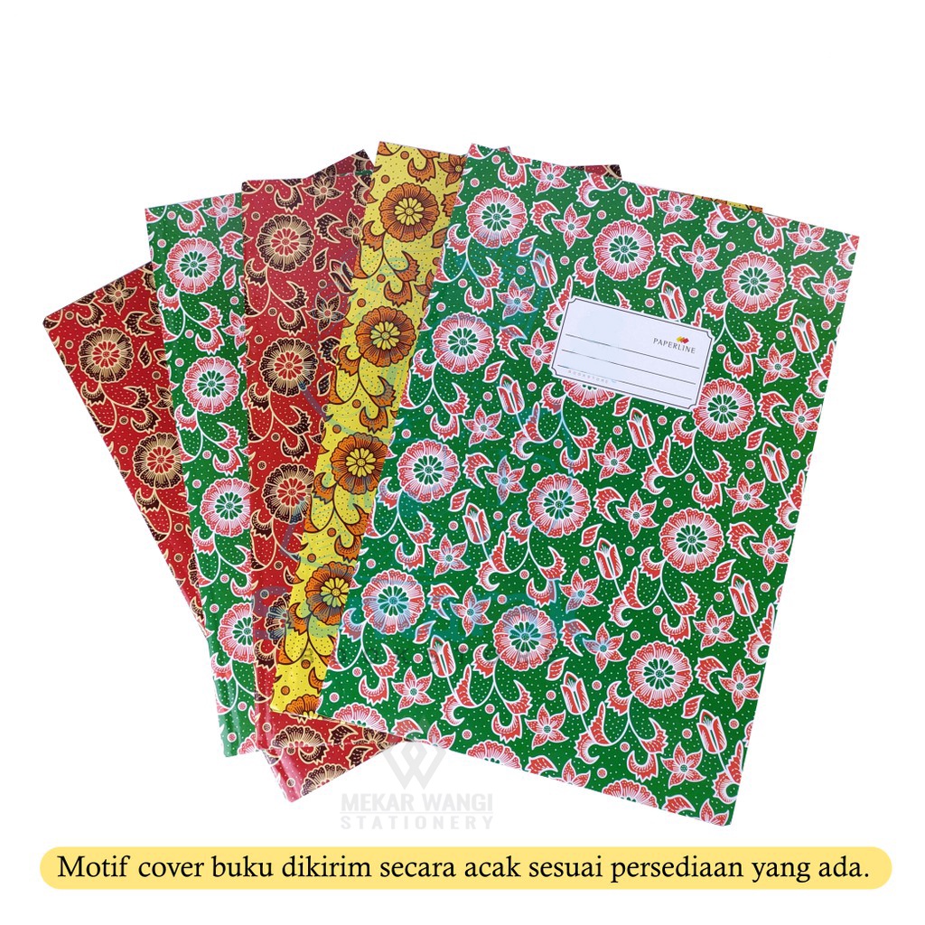 Jual Buku Tulis Sampul Tebal Paperline Hard Cover Folio 200 Lembar