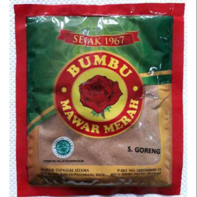 Jual Bumbu Sambal Goreng Cap Mawar Merah 40 g | Shopee Indonesia