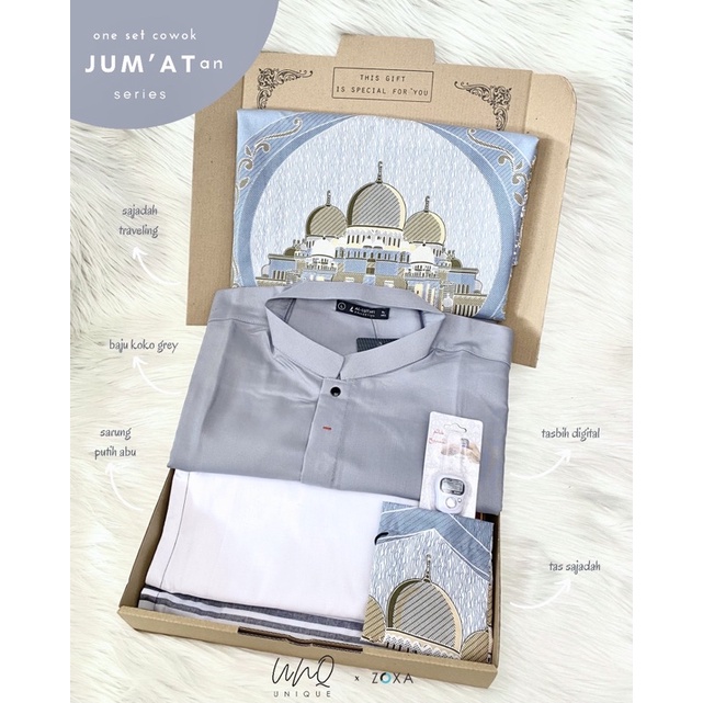 Jual HAMPERS / KADO / GIFT Cowok Jum’atan One Set | Baju Koko / Sarung ...