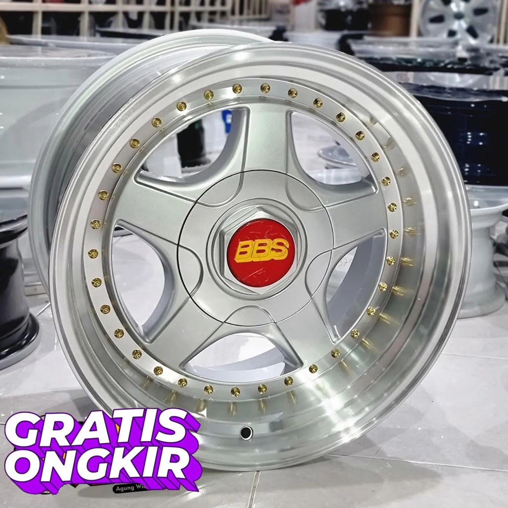 Jual velg celong Lebar 8.5/10 ring 17 velg mobil BBS RF pcd 4x100/114,3 | Shopee Indonesia