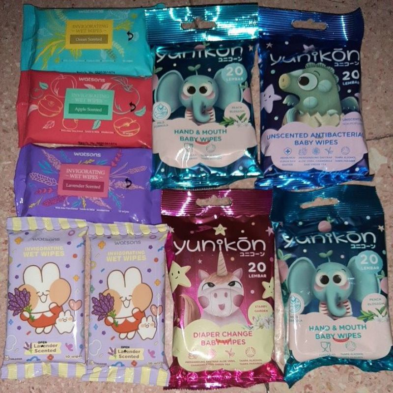 Jual tisu tissue basah watson watsons original asli. harga per pc ...