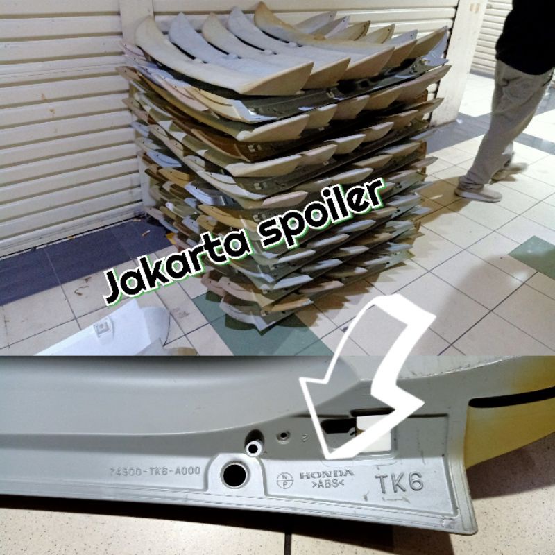 Jual Spoiler jazz ge8 2008 2013 model us modulo original honda | Shopee ...