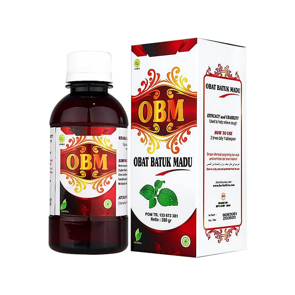 Jual Rumah Herbal - Obat Batuk Madu Plus Gamat Obm | Shopee Indonesia