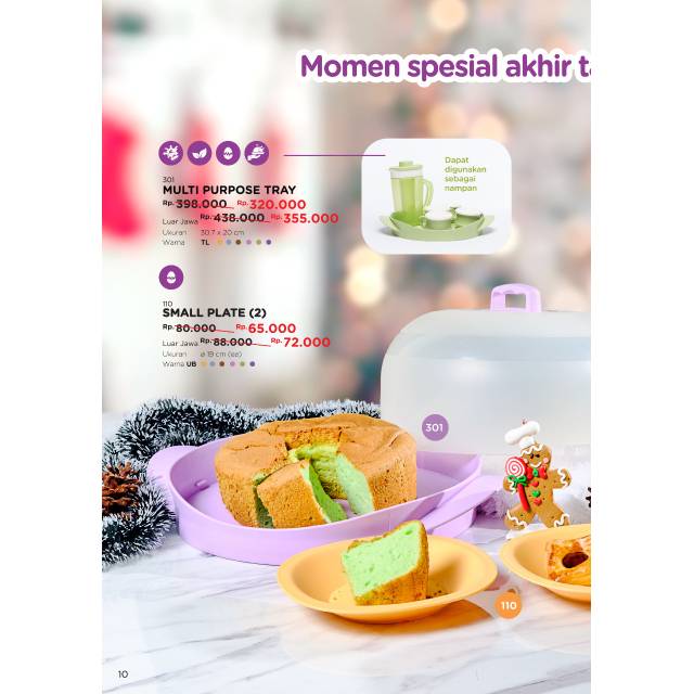 Jual Multi purpose tray/Twin Tulipware | Shopee Indonesia
