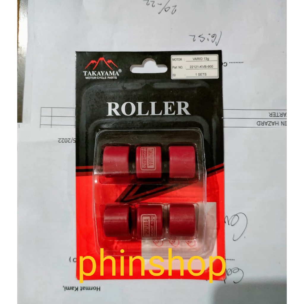 Jual ROLLER VARIO 110/SPIN/SCOOPY FI ROLER V BELT TKYM | Shopee Indonesia