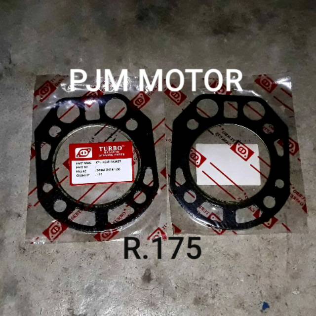 Jual Gasket Head Paking Deksel Mesin Dongfeng R175 R 175 7pk ( TURBO ...