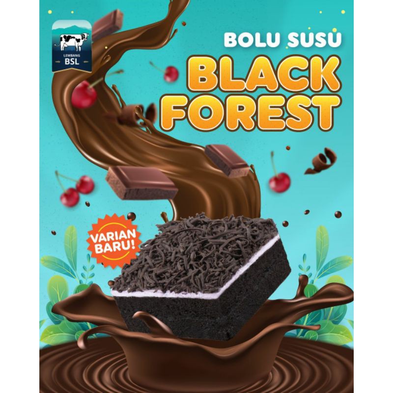 Jual [KHUSUS P.JAWA] Bolu Susu Lembang BSL PREMIUM varian Black Forest varian baru bolu lembang ...