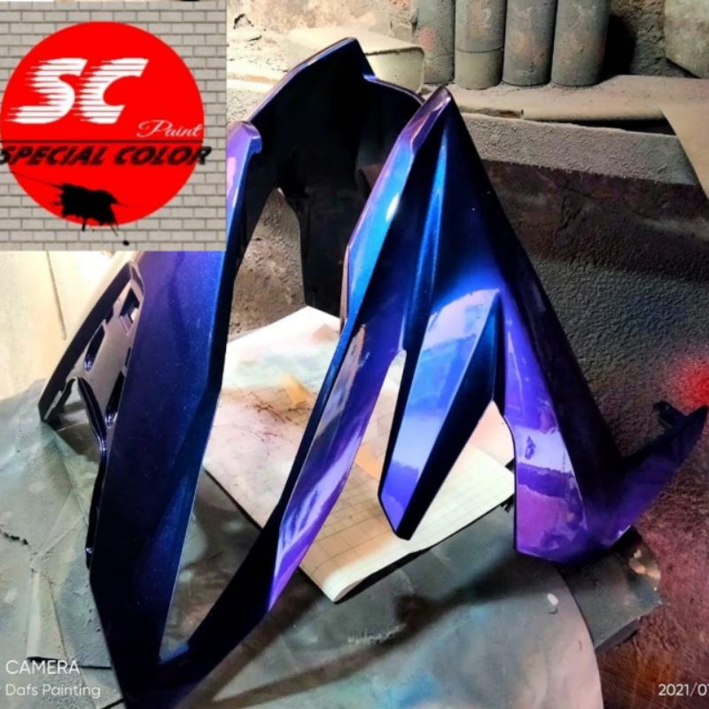 Jual CAT BUNGLON RED-PURPLE-BLUE#01 100ML #specialcolor | Shopee Indonesia