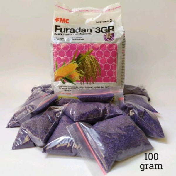 Jual Furadan 3GR 100gr 100 gram Obat Racun Pembasmi Anti Hama Tanaman ...