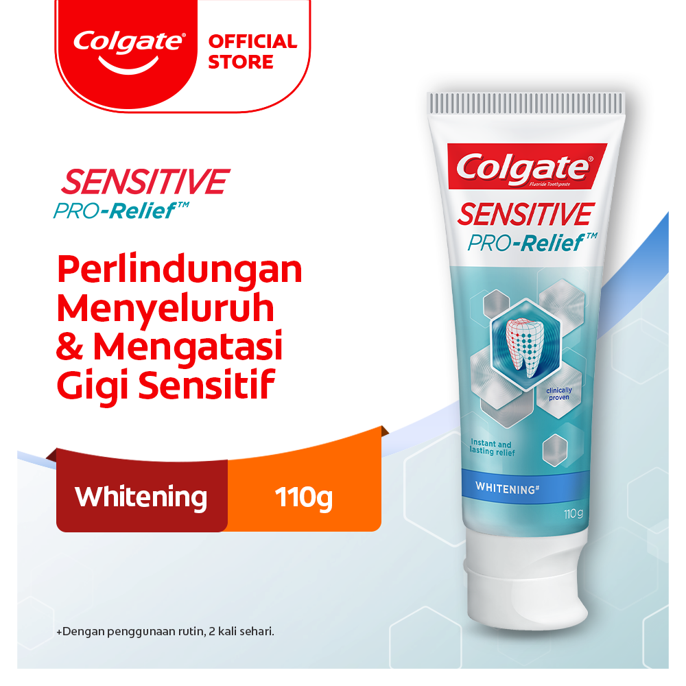Jual Colgate Sensitive Pro-Relief Whitening Toothpaste/Pasta Gigi 110 ...