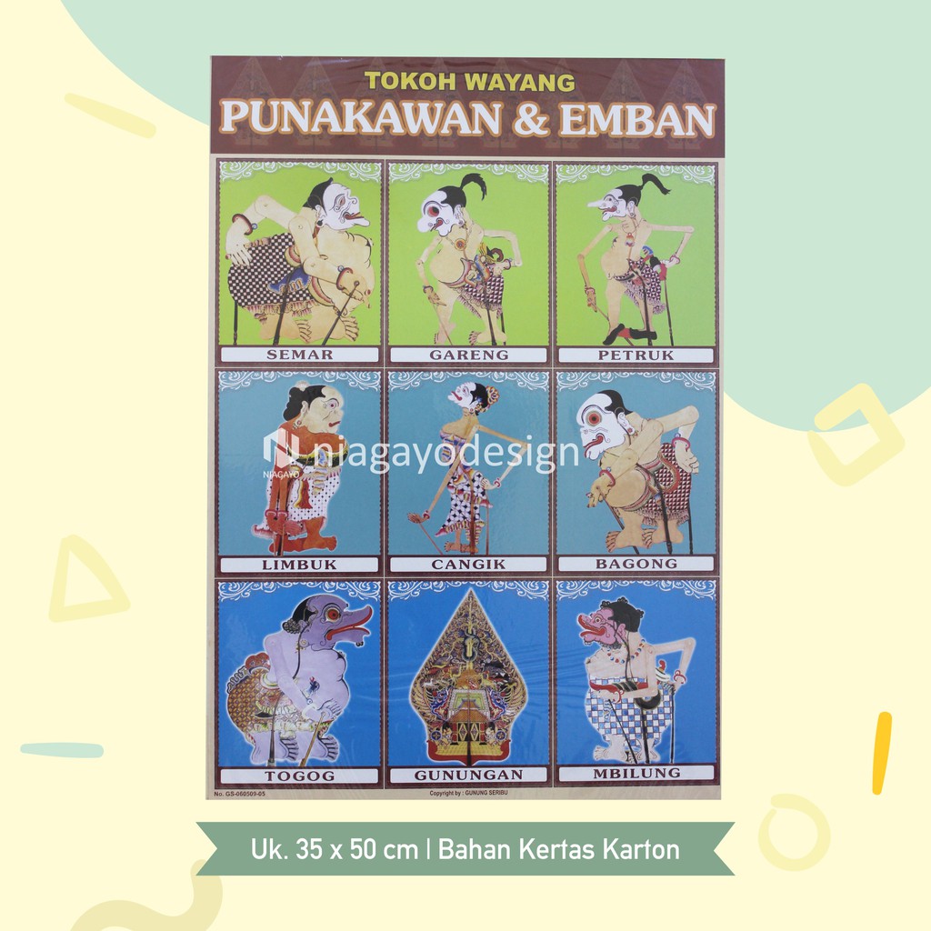 Jual Poster Edukasi Anak / Poster Anak Lembaran : Pahlawan Nasional ...