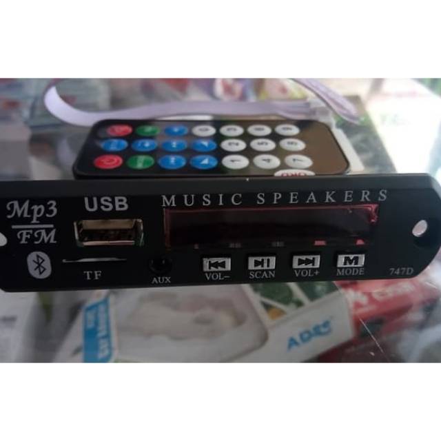 Jual PCB Panel Modul Kit USB BLUETOOTH Mp3 radio FM remote control ...