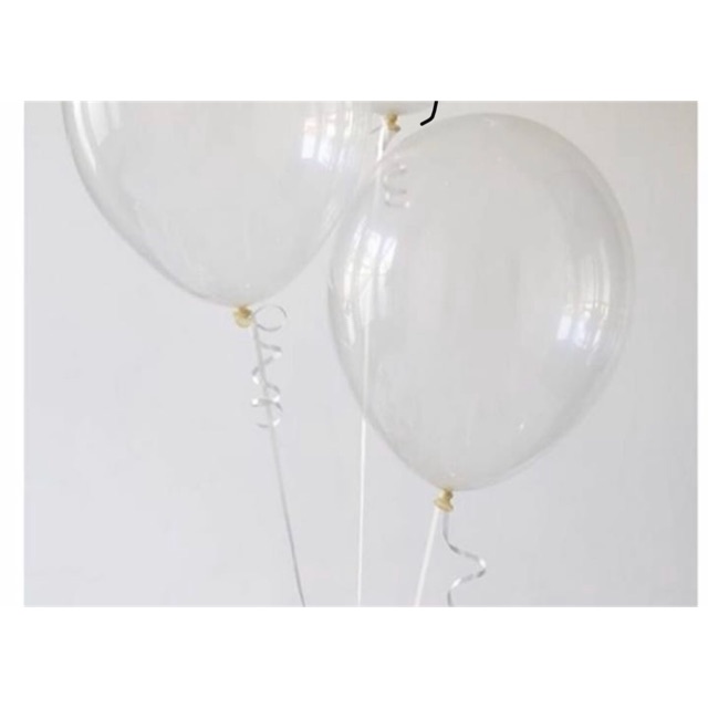 Jual Balon Transparan 12 inch / Balon Latex isi 10 | Shopee Indonesia
