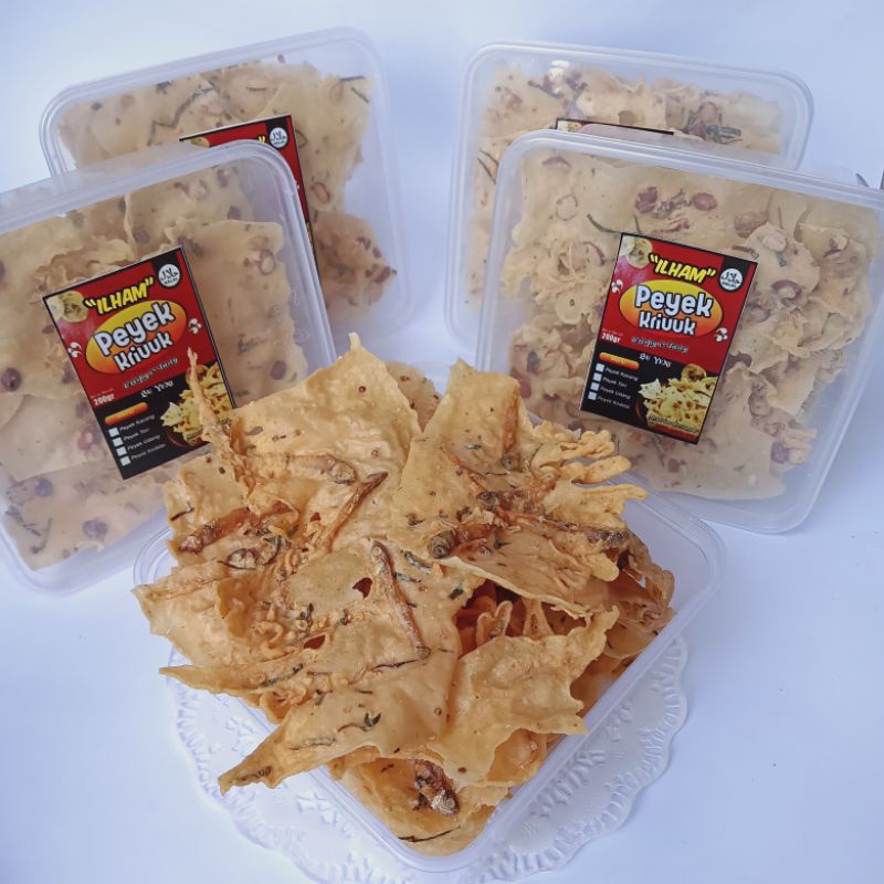 Jual Peyek Kacang Peyek Rebon Peyek teri / Peyek Ukuran 1kg / Peyek Bu ...