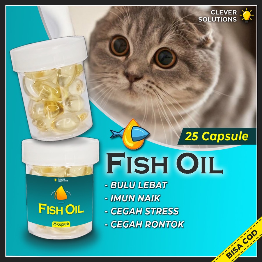 Jual Fish Oil Minyak Ikan Kucing Kelinci Hamster Hewan by clever ...