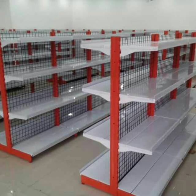 Jual Rak gondola double keren | Shopee Indonesia