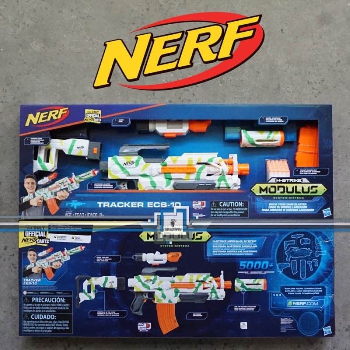 Jual Nerf Modulus TRACKER ECS-10 ECS10 ECS 10 Camo / Automatic Otomatis | Shopee Indonesia