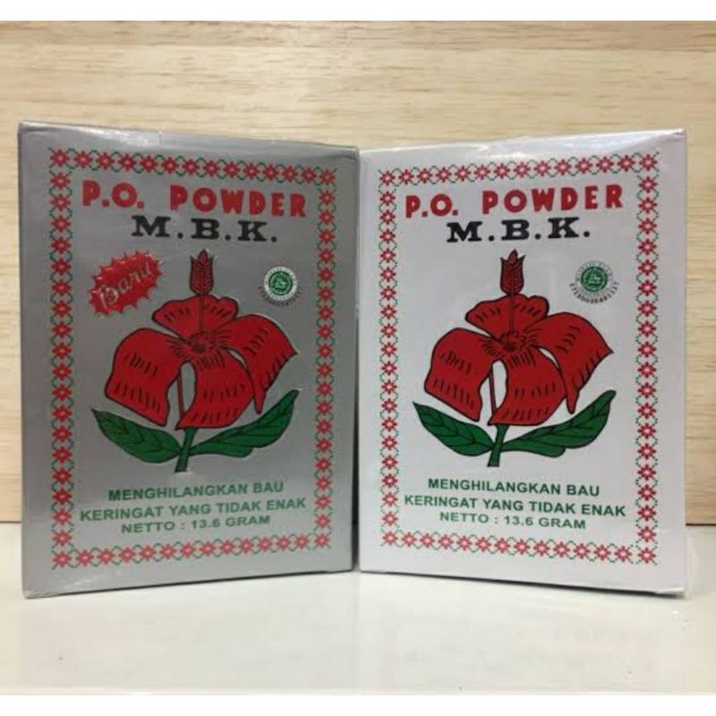 Jual MBK PO Powder/ Deodorant Powder (Putih/Silver) 1 sachet | Shopee ...