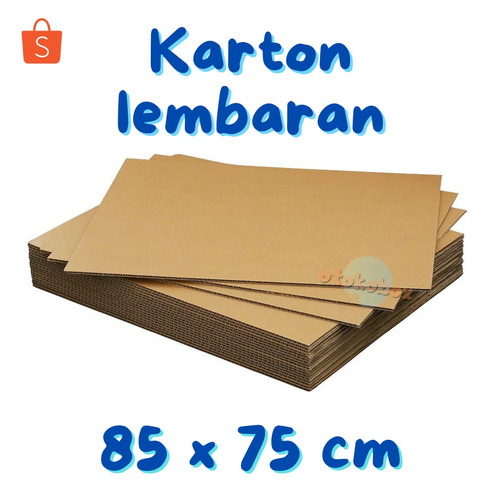 Jual 10pcs Dus Cardboard [85x75] / Kardus Lembaran Polos | Shopee Indonesia