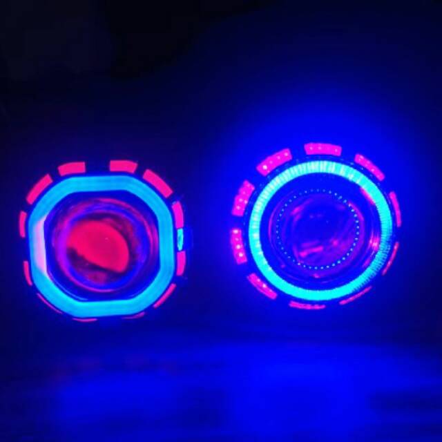 Jual Lampu motor Proji LED model kotak/bulat/spiral | Shopee Indonesia
