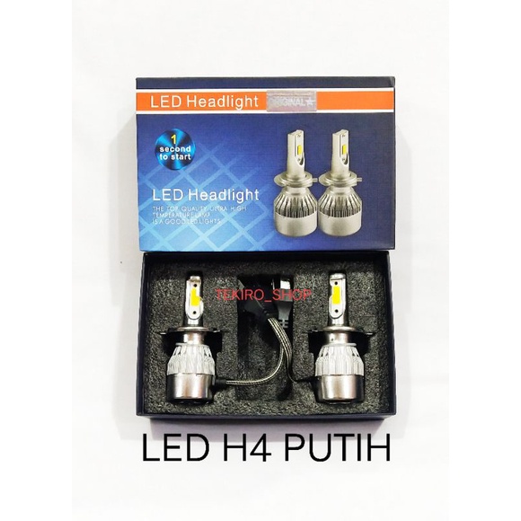 Jual LAMPU BOHLAM UTAMA HEAD LAMP LED PUTIH H4 HEADLAMP DEPAN | Shopee Indonesia