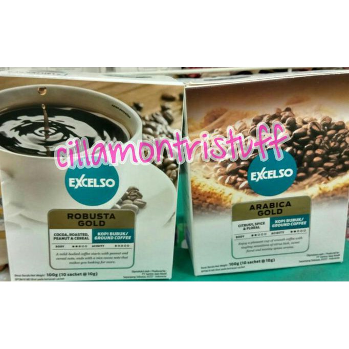 Jual Excelso Kopi Sachet Arabica Gold | Shopee Indonesia