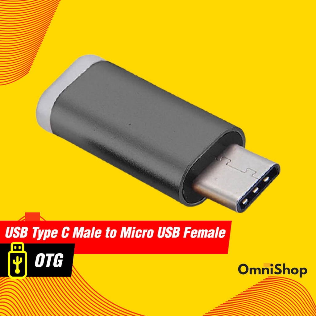 Jual OTG Micro USB Female To Type C Male Converter Mini Connector Adapter Murah Awet Garansi 1 ...