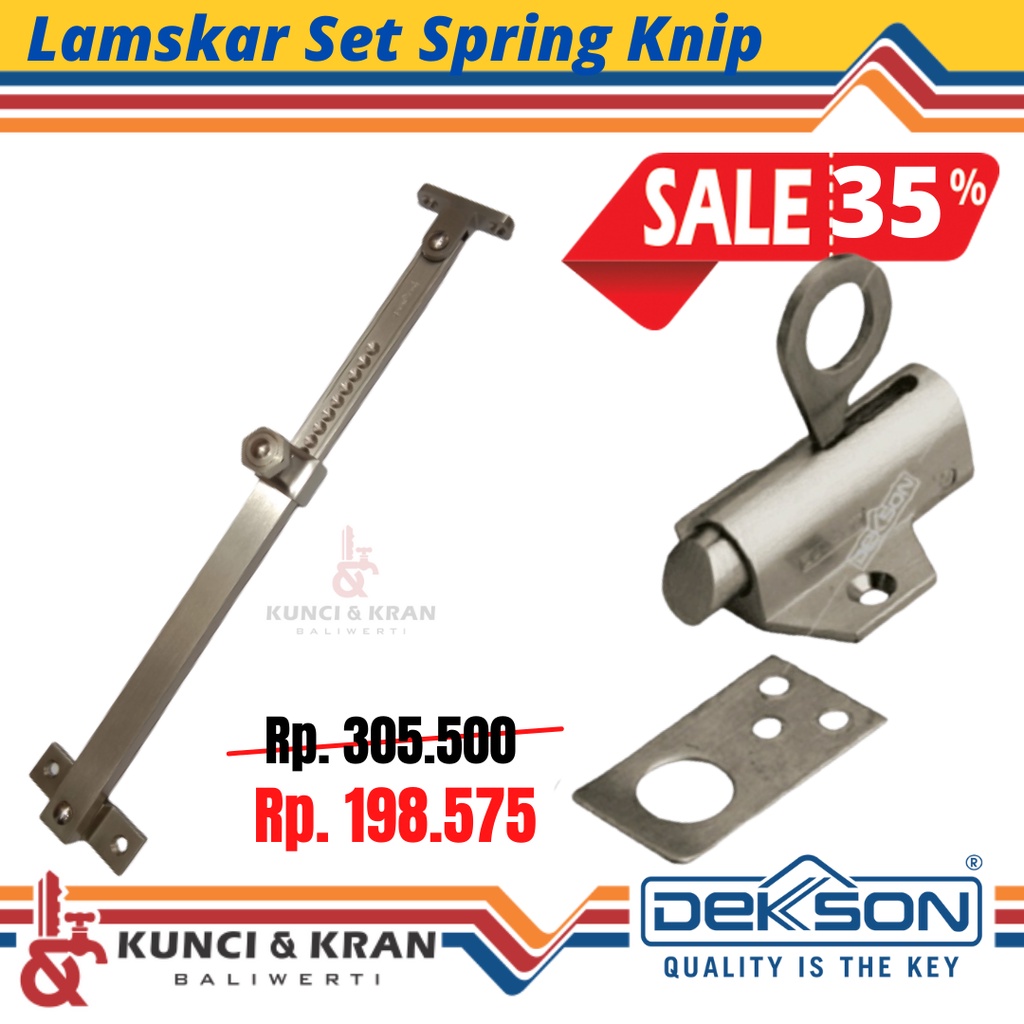 Jual SPRING KNIP LAMSKAR SET DEKKSON RMS DKS 001 BR SN dan SK DKS 018 ...