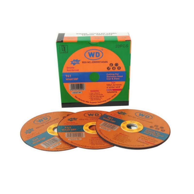 Jual [1 Pak 20 Pcs ] WD Batu Potong 4 inch Cutting Wheel Batu Gerinda ...