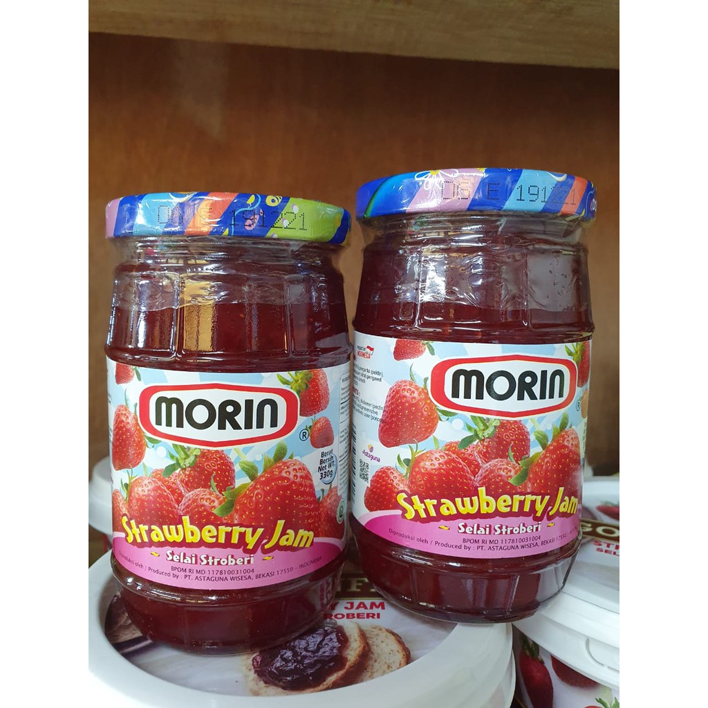Jual SELAI STRAWBERRY MORIN KEMASAN 330GRAM BOTOL KACA - MURAH ...