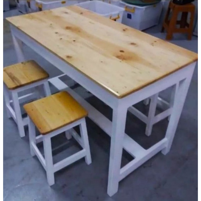 Jual meja cafe,meja warung jati belanda (solo) | Shopee Indonesia