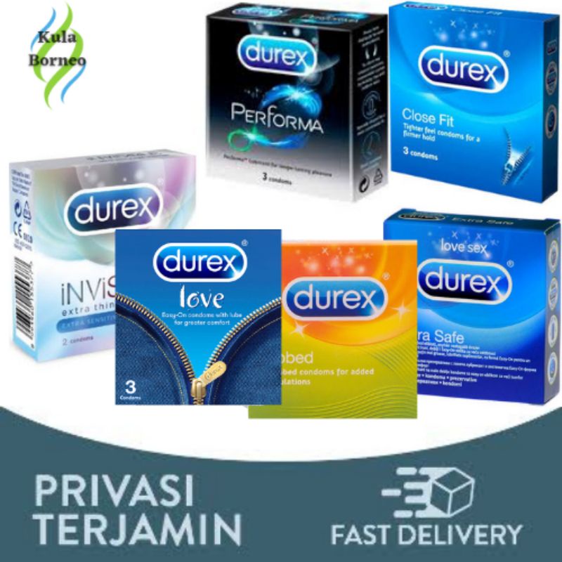 Jual Kondom Durex Invisible, Love, Ekstra Safe, Performa, Close Fit, Pleasuremax, Featherlife ...