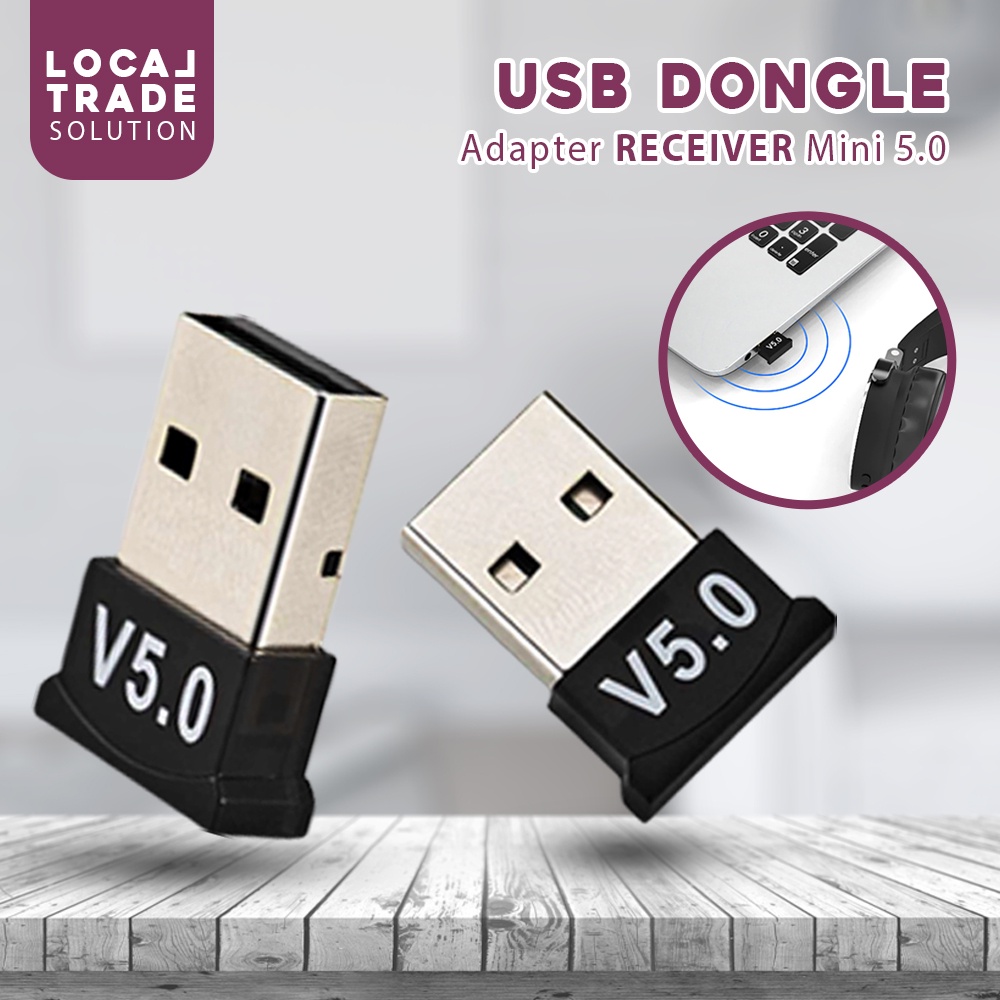 Jual Bluetooth Receiver Mini 5.0 Transmitter Usb Dongle Adapter Pc ...