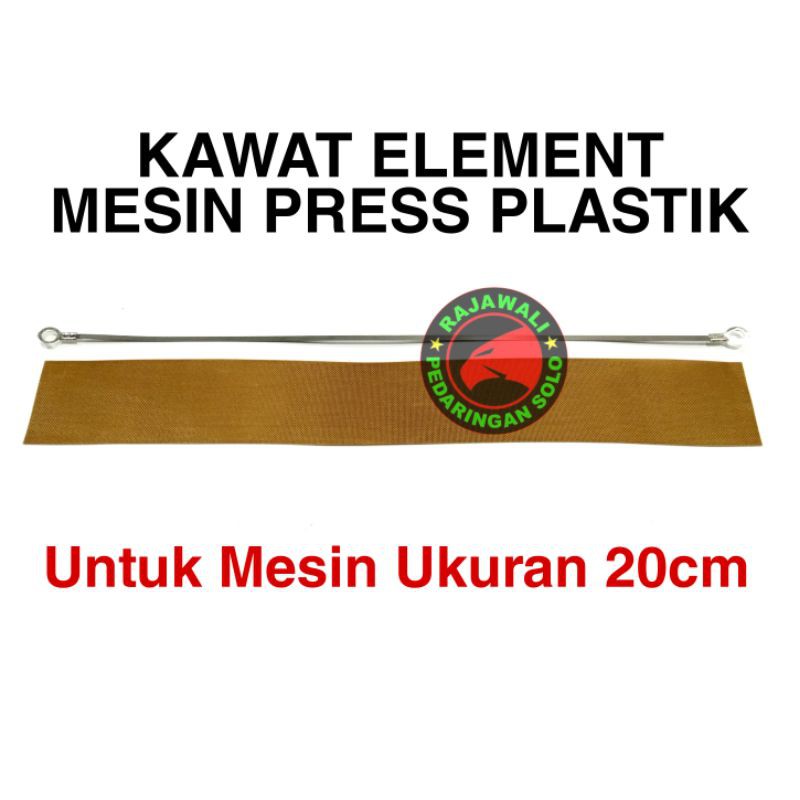 Jual KAWAT ELEMEN MESIN LAS PLASTIK ELEMENT IMPULSE SEALER KAWAT MESIN ...
