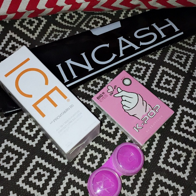 Jual Paket Softlens k-pop (cairan ice + Softlens +tempat) | Shopee ...